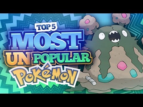Top 5 Most Unpopular Pokemon - YouTube