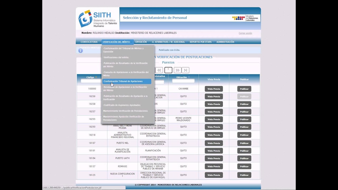 Guía práctica del Sistema de Selección de Personal SIITH (MRL) - YouTube