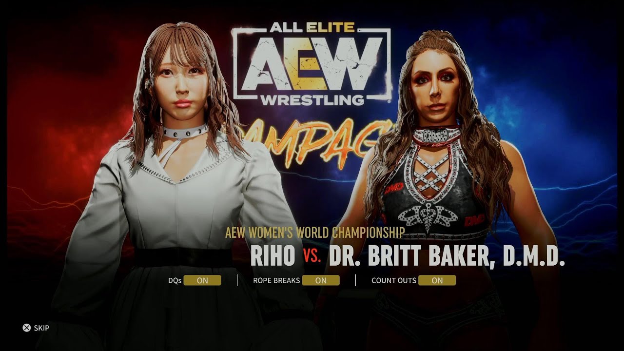 AEW Fight Forever - Riho vs. Dr. Britt Baker (PS5) - YouTube