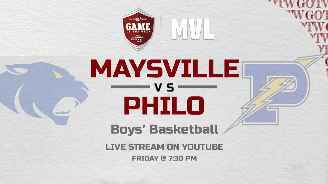 Maysville vs. Philo Boys' Basketball - YouTube