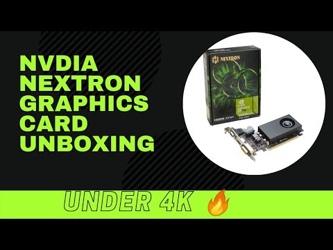 Nvdia nextron Graphics card unboxing - YouTube