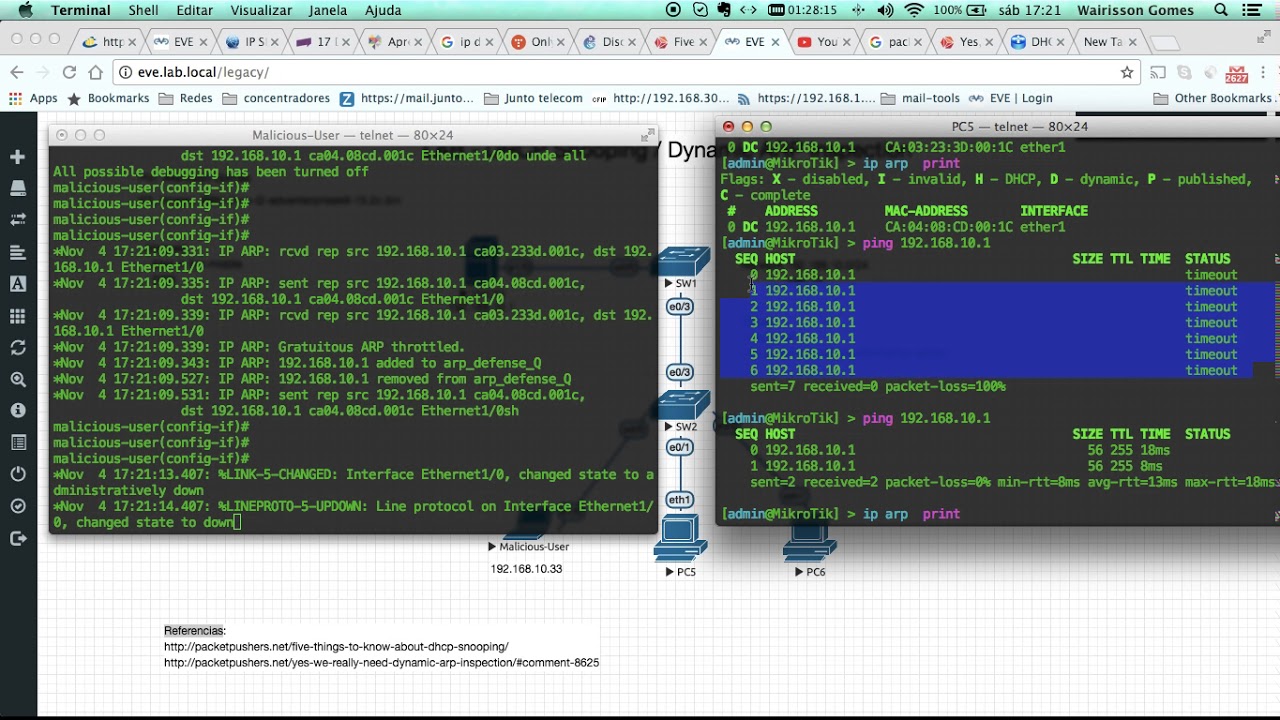Dynamic Arp Inspection - YouTube