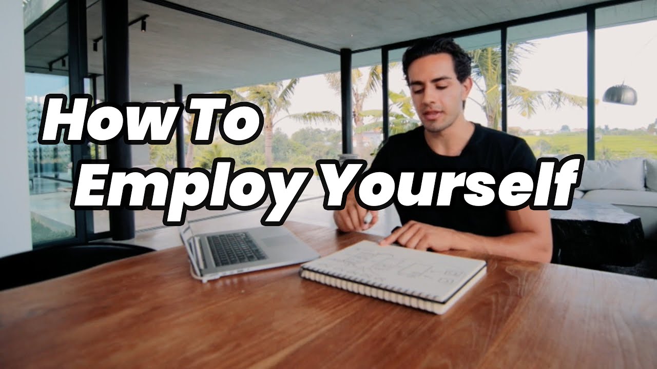 How to employ yourself (4 steps to make money online) - YouTube