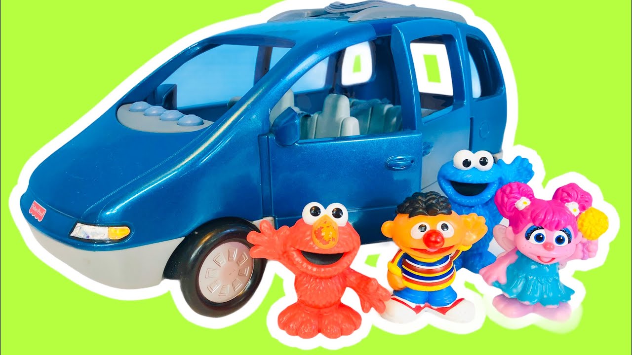 Sesame Street Blue FISHER PRICE Loving Family Toy Van Trip - YouTube