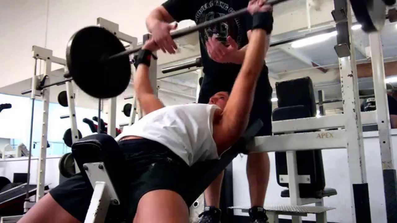 Incline Narrow Spotto Press -Tasha - YouTube