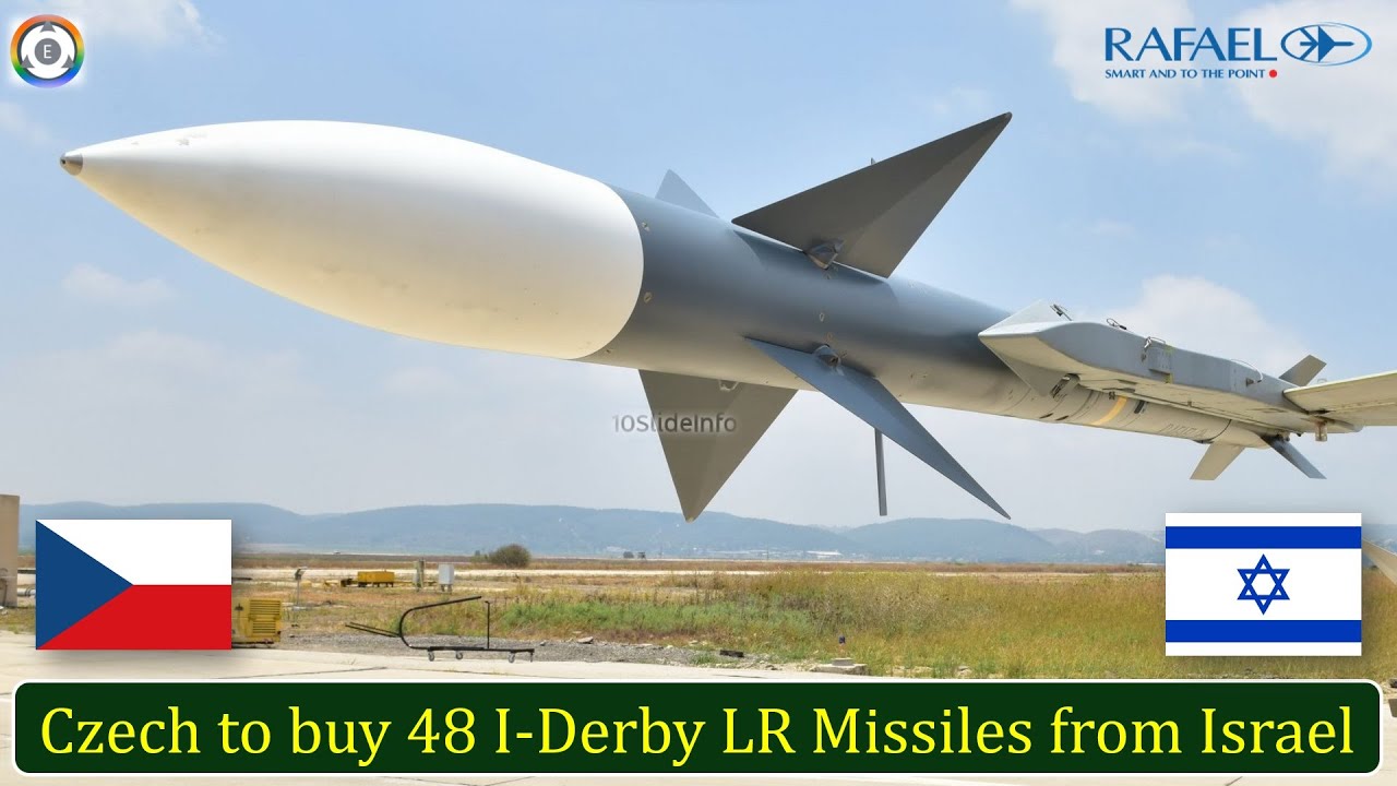 Czech Republic to buy 48 I-Derby LR Missiles from Israel - YouTube