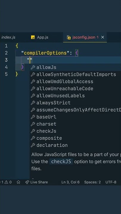 Every Reactjs developer must know this || Absolute paths using the jsconfig.json file #short ...