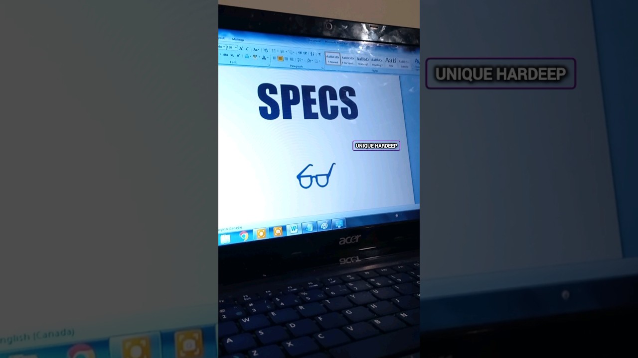 SPECS SYMBOL NEW TRICK SHORTCUT KEY IN MS WORD #shorts #gaming # ...