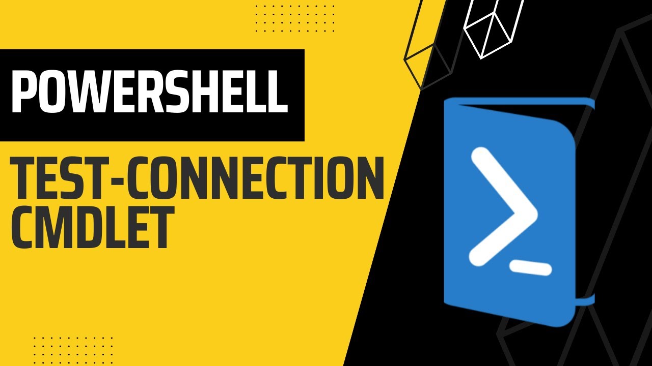 Basic cmdlet Test Connection - YouTube