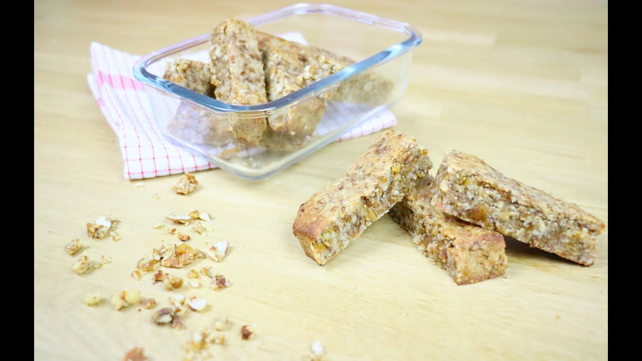 RECETTE SIMPLE : BARRES DE "CÉRÉALES" HEALTHY - YouTube