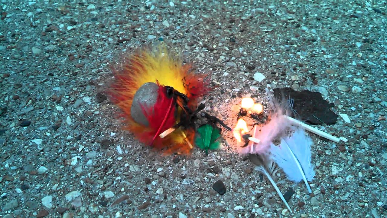 And this is what happens when you burn feathers - YouTube