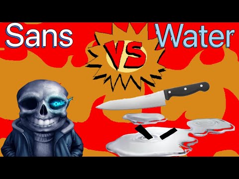 Sans burns the water pt 2 - YouTube