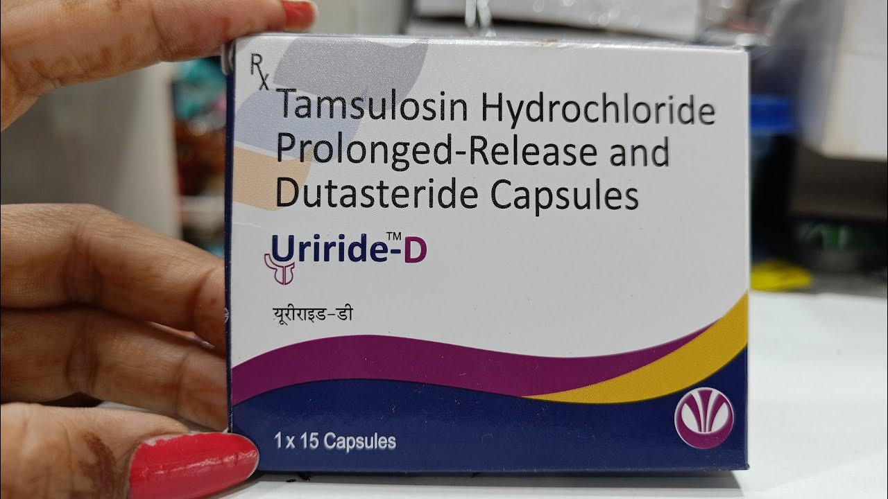 Uriride-D capsule( Tamsulosin & dutasteride ) use, dose, wrk, side ...