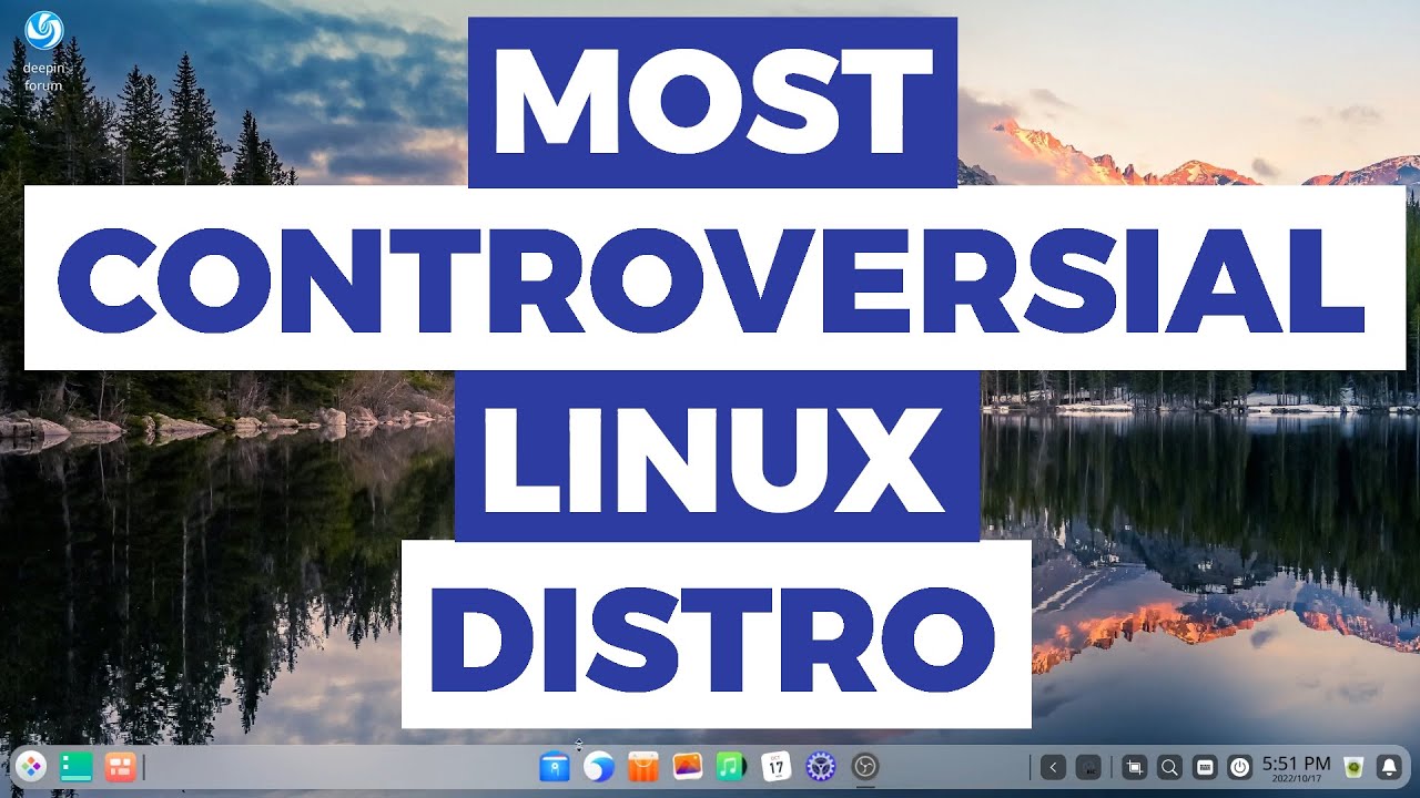Deepin OS - Most Controversial Linux Distro - YouTube