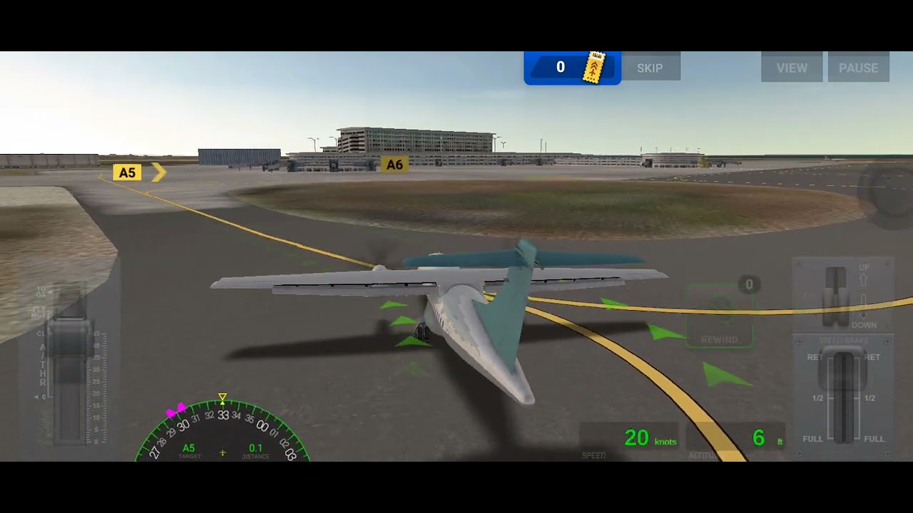 Airline Commander|| landing mission and taxiing to airport || new - YouTube