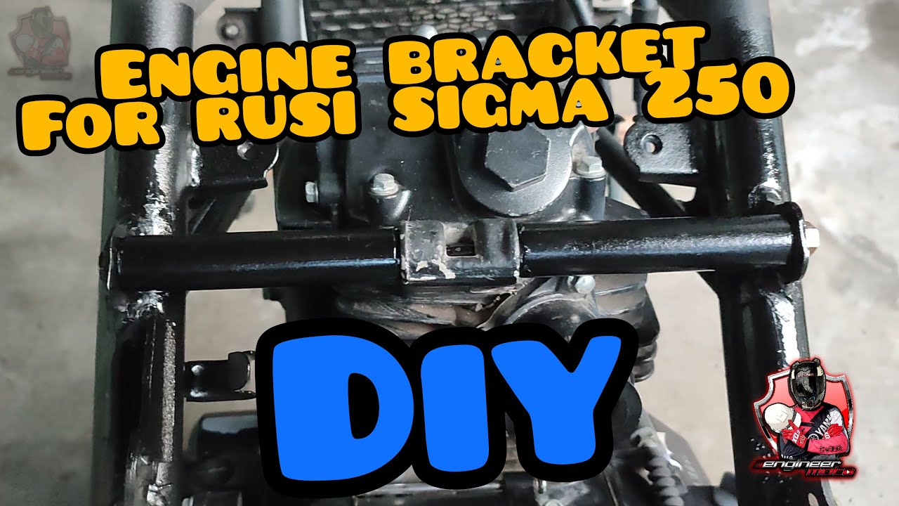 ENGINE BRACKET | RUSI SIGMA 250 RESTORATION PART 4 | VLOG 047 - YouTube