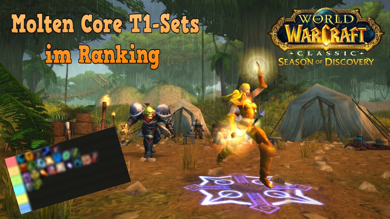 Ranking der T1 Sets aus Phase 4, Molten Core Sets | WoW Classic SOD Guide (German/Deutsch) - YouTube