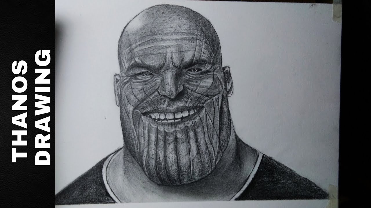 THANOS DRAWING | STEP BY STEP TUTORIAL 😊 - YouTube