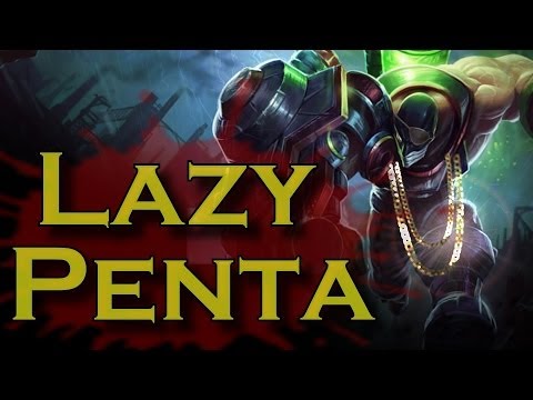 Lazy Pentakill - League of Legends - YouTube