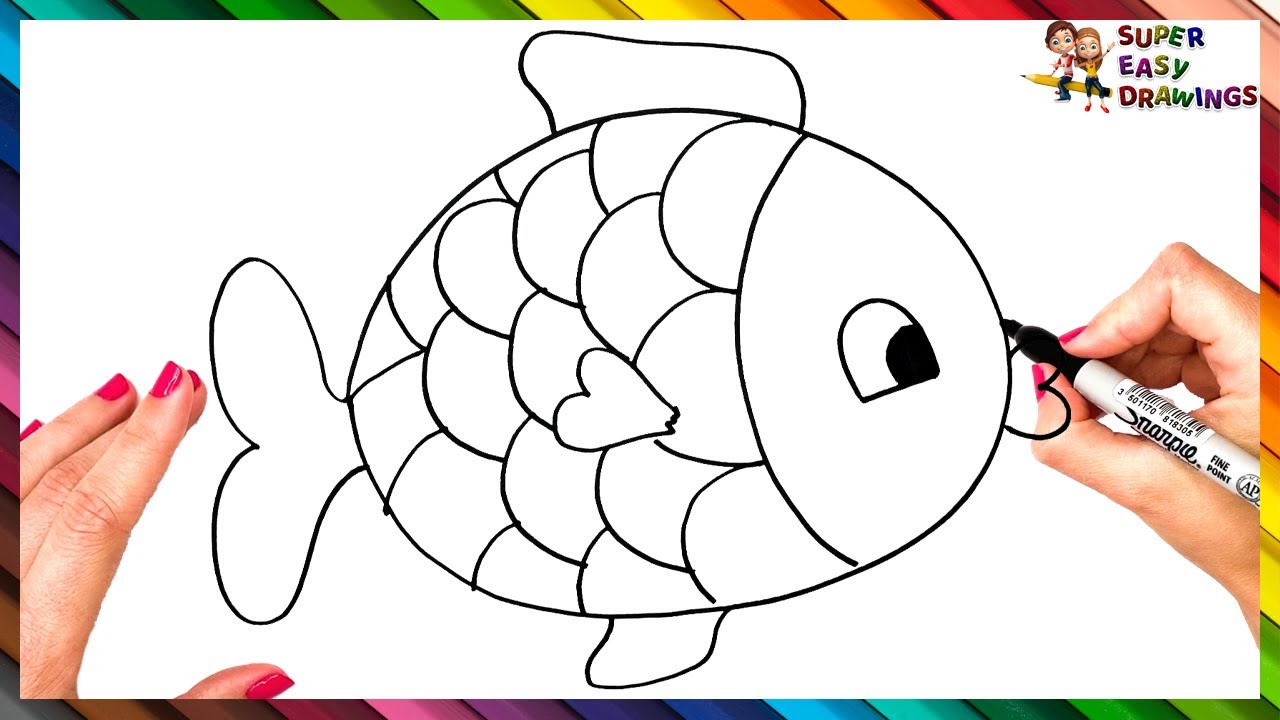 How To Draw A Fish Step By Step 🐟 Fish Drawing Easy - YouTube