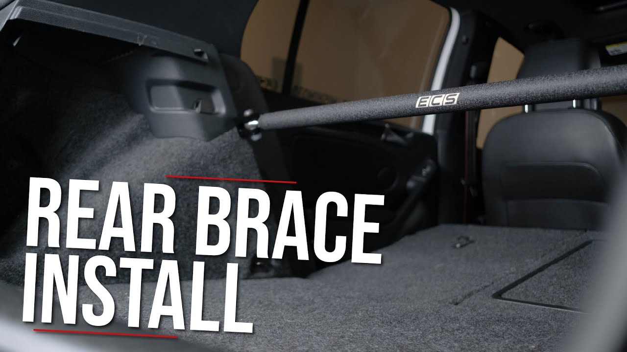 ECS Tuning Rear Upper Brace Install | MK6 GTI - YouTube