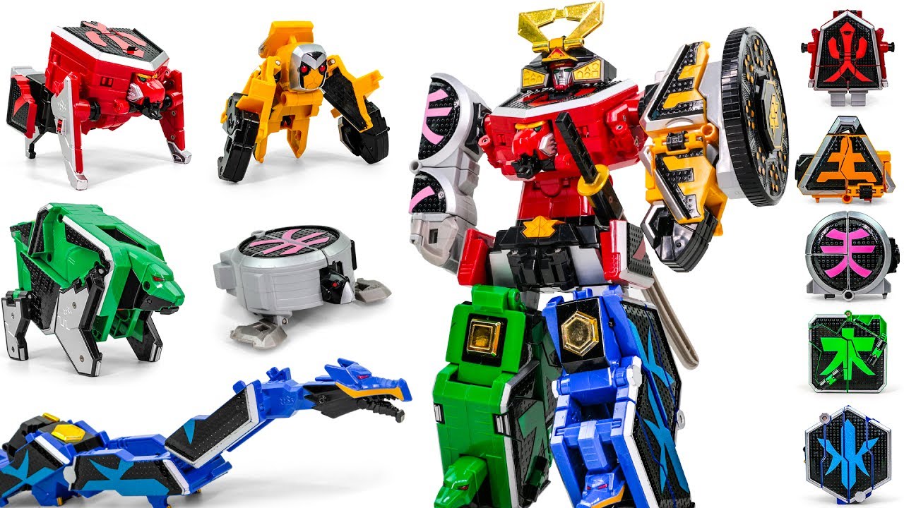 PowerRangers Samurai SamuraiMegaZord BladeForce Shinkenger ShinkenOh ...