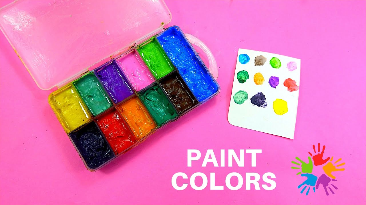 Homemade Paint Colour | How to make watercolor at home | watercolor ...