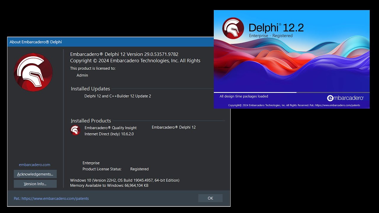 RAD Studio 12.2 安裝過程全記錄 29.0.53571.9782 版本 舊版停止使用 - YouTube