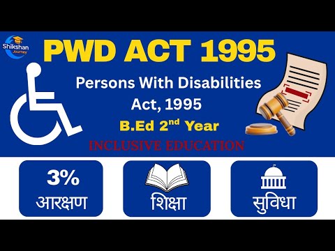 PWD Act 1995 Explained | Rights of Persons with Disabilities | Full ...