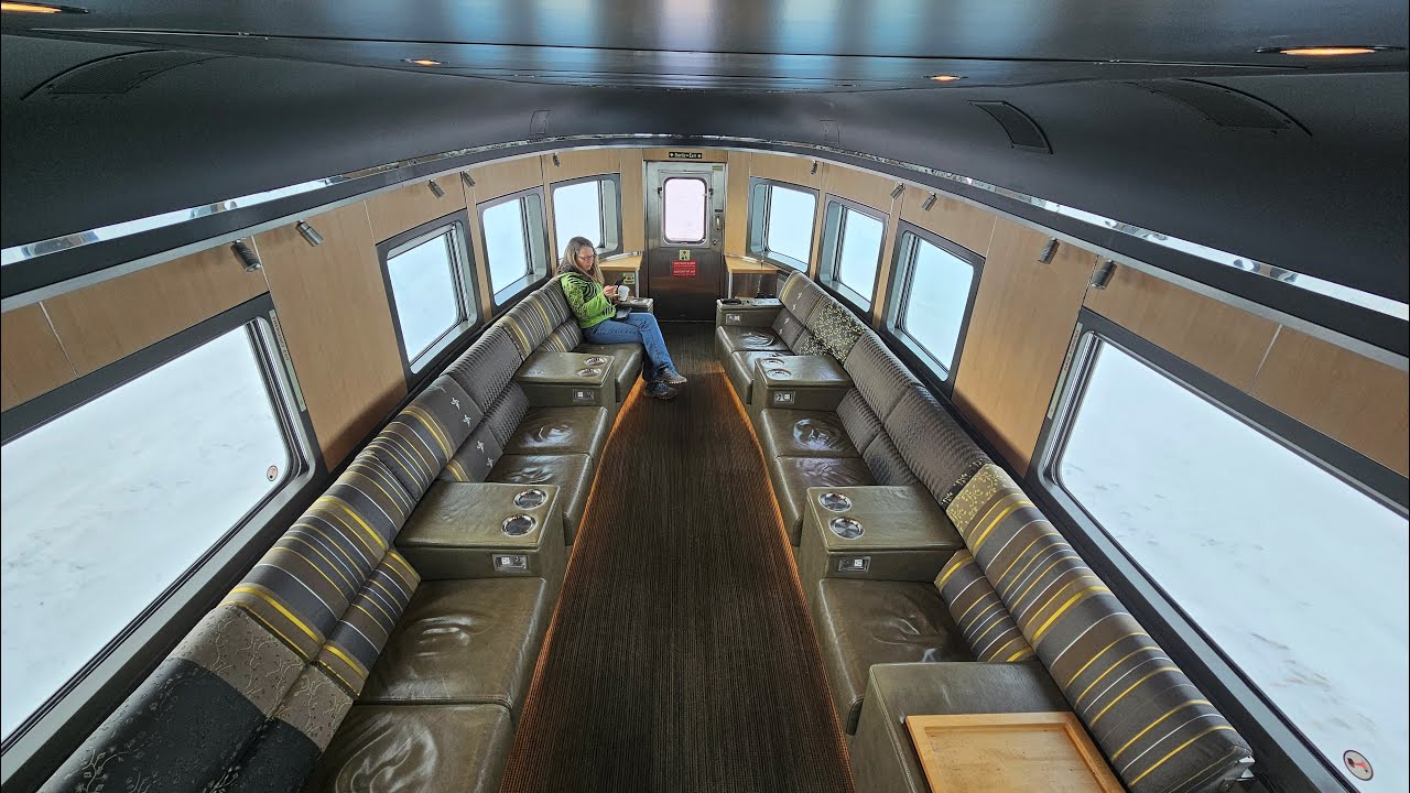 VIA Rail Edmonton to Winnipeg on the Canadian January 4-9, 2025, many ...