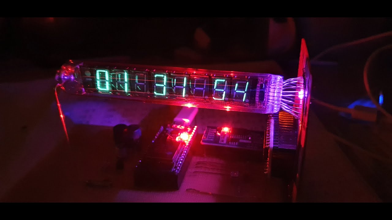 VFD IV18 Clock with ESP32 - YouTube