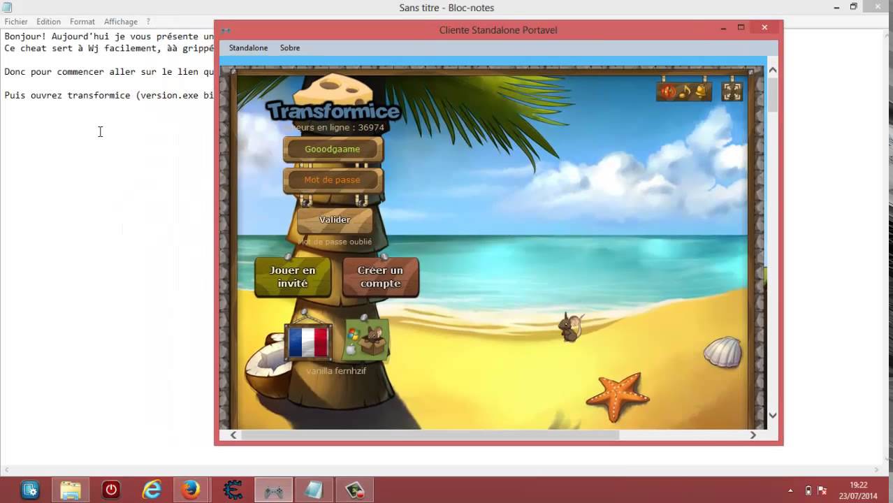 Hack souris agil transformice - YouTube