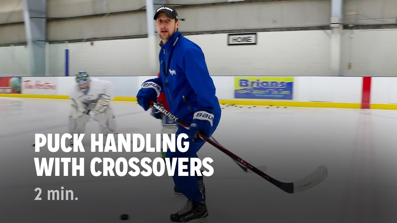 Puck Handling with Crossovers - YouTube
