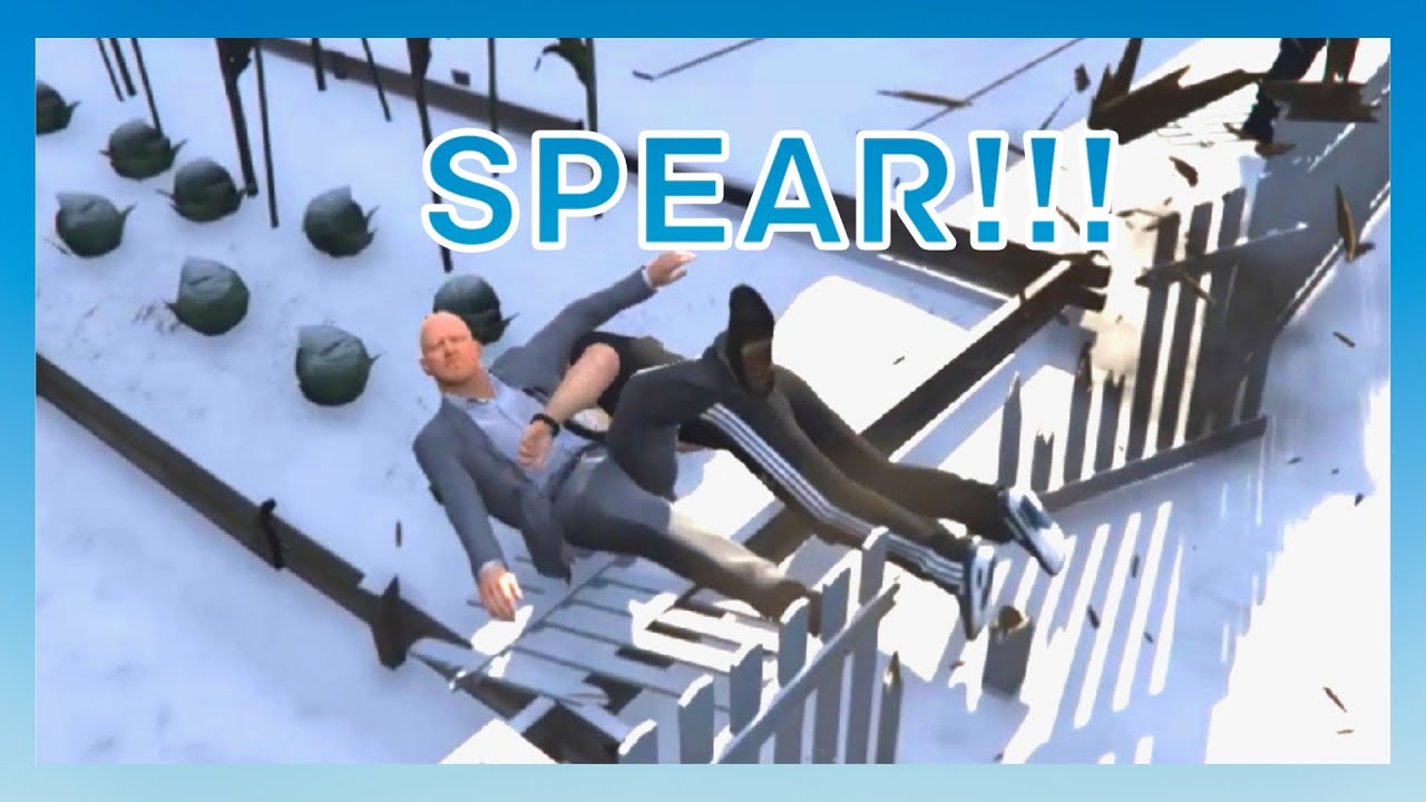 GTA 5 WWE Spears Compilation #7 | GTA 5 WWE Moves | GTA 5 WWE Mod - YouTube