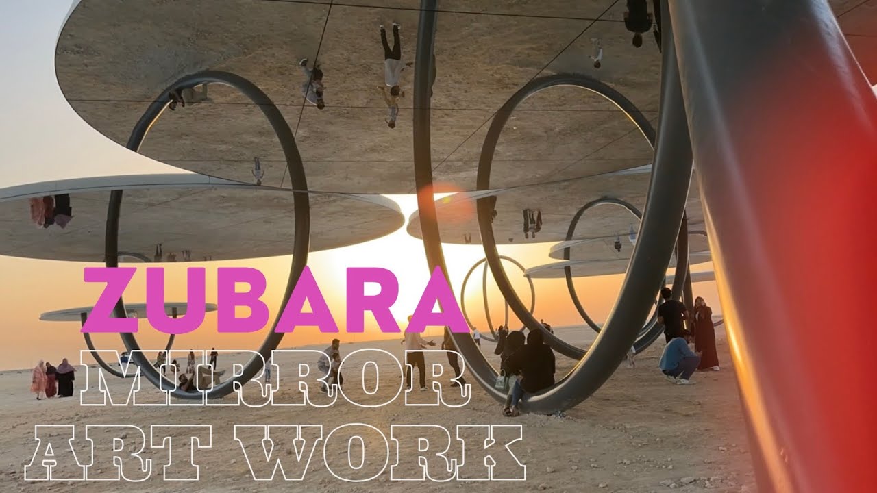 Zubara Fort to Mirror Art Work, Qatar (Shadows Traveling on the Sea of ...