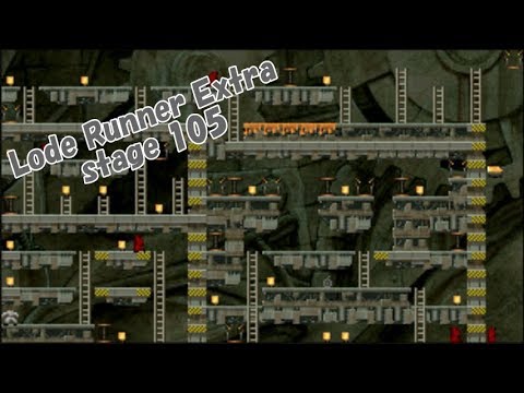 Lode Runner Extra Stage 105 着地 - YouTube