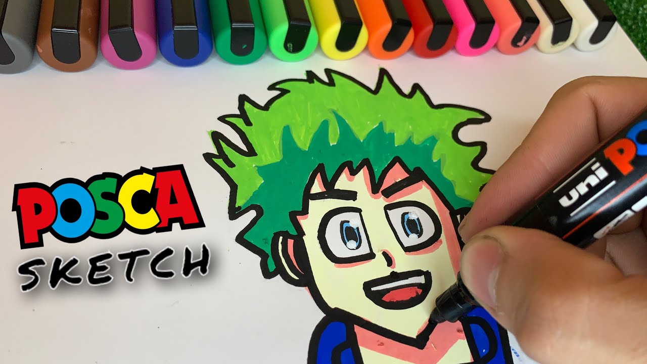 Sketching with Posca markers/ How to Sketching - YouTube