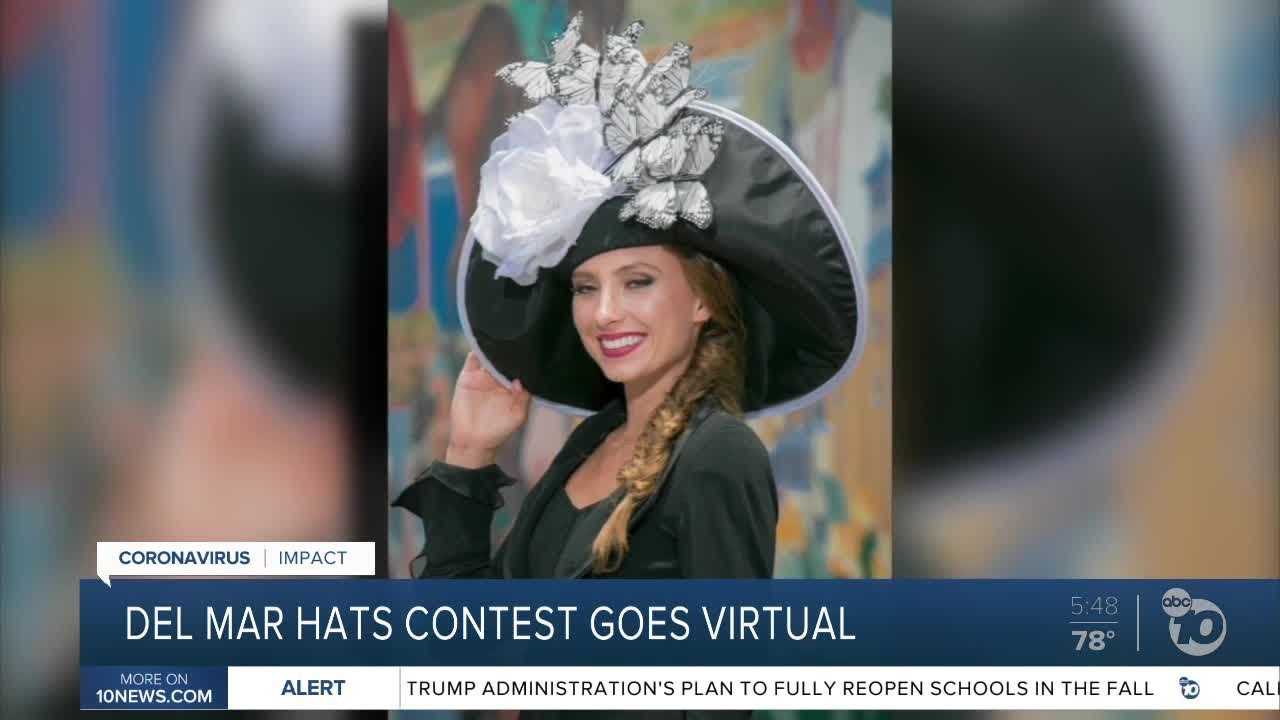 Del Mar Race Hats Contest goes virtual amid COVID-19 - YouTube