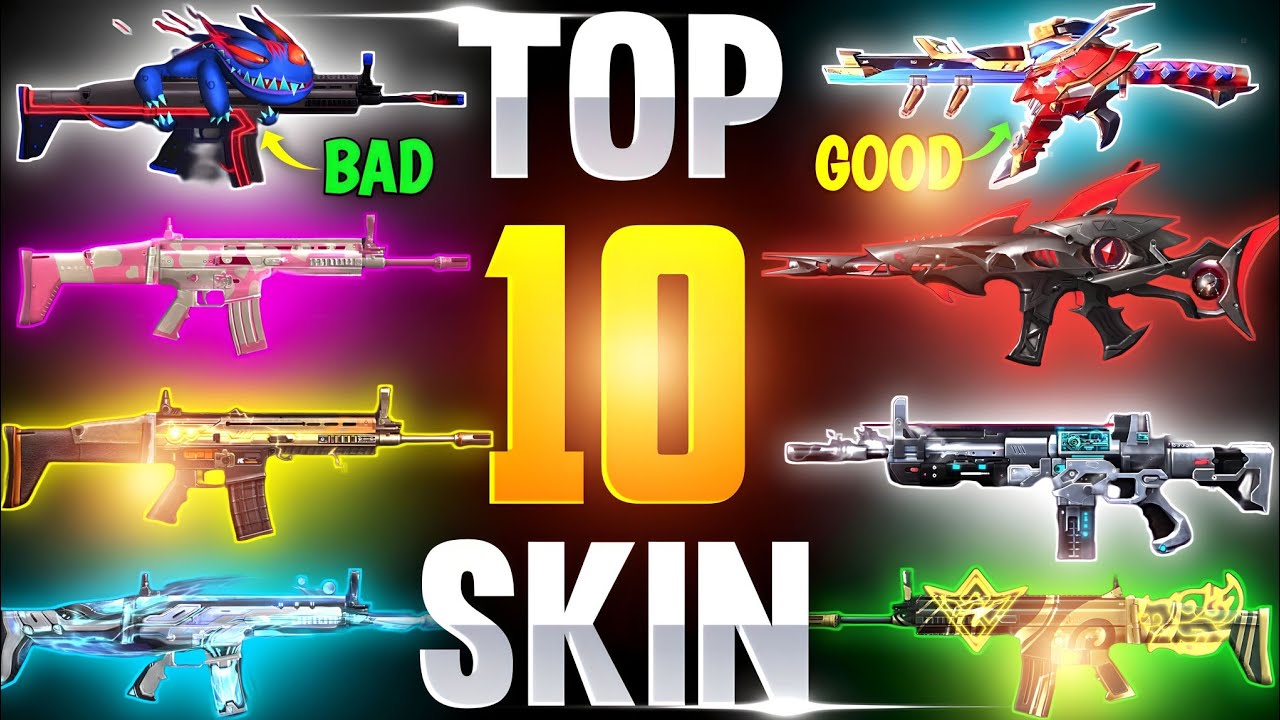 TOP 10 SCAR GUN SKIN | NEW SCAR GAMEPLAY | MONSTER ATTACK SCAR GAMEPLAY ...