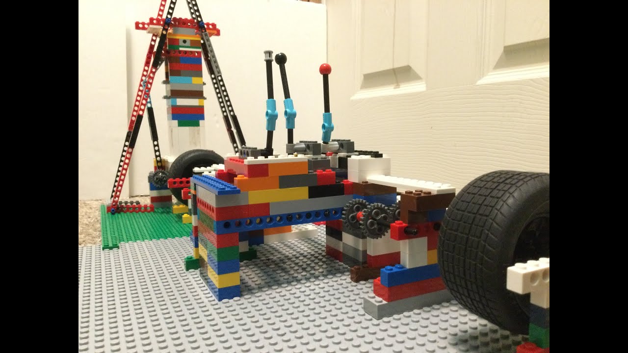 Lego OHV Vacuum Engine with Lenco Transmission - YouTube