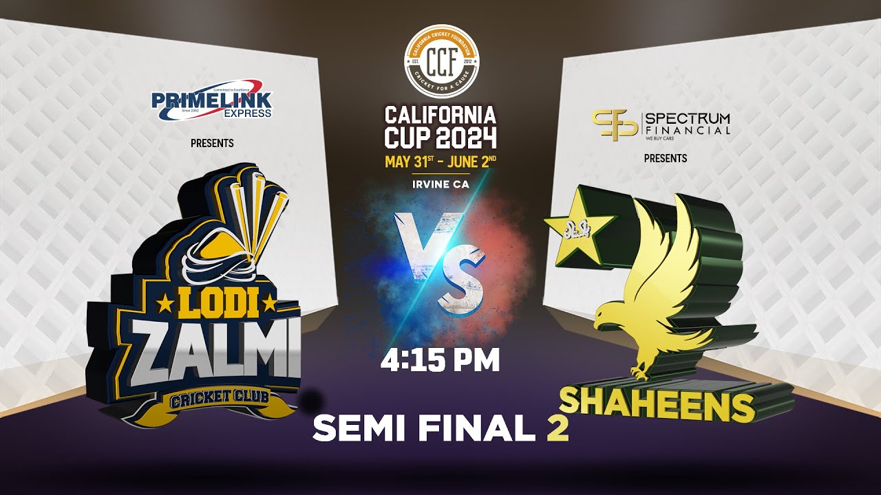 SF2 – Primelink Express Zalmi 🆚 Spectrum's Shaheens – 06/02/2024 – 4:15 ...