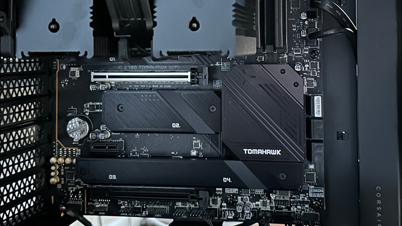 Samsung 990 Pro NVMe M.2 install for slot 2 on MSI Z790 Tomahawk Wifi ...