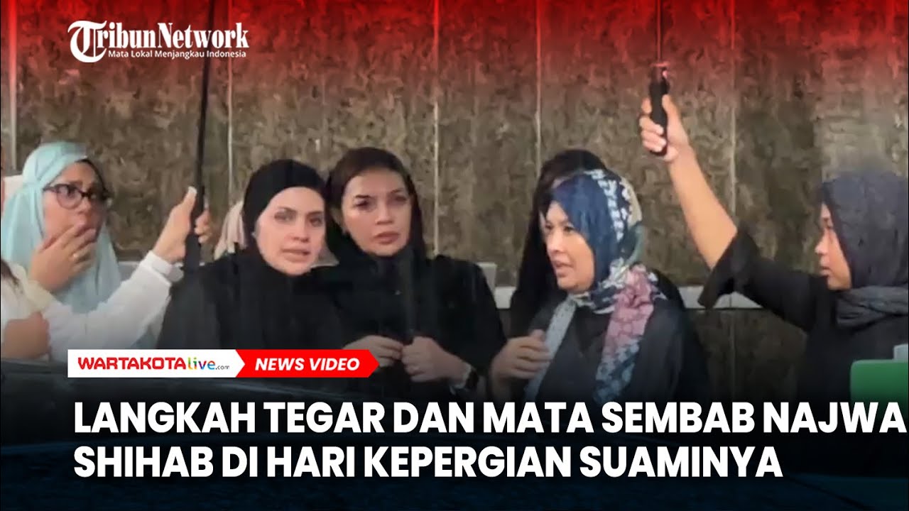 Langkah Tegar dan Mata Sembab Najwa Shihab di Hari Kepergian Suaminya ...
