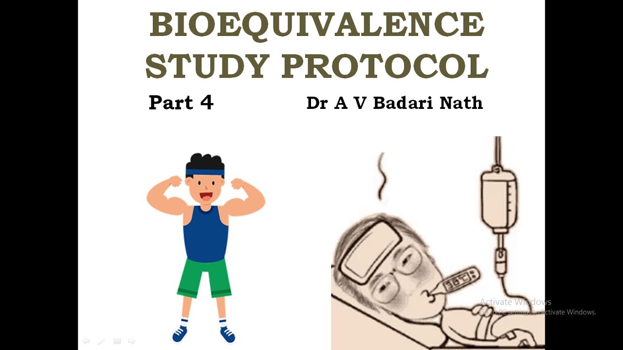 Bioequivalence Study Protocol; Part 4 - YouTube