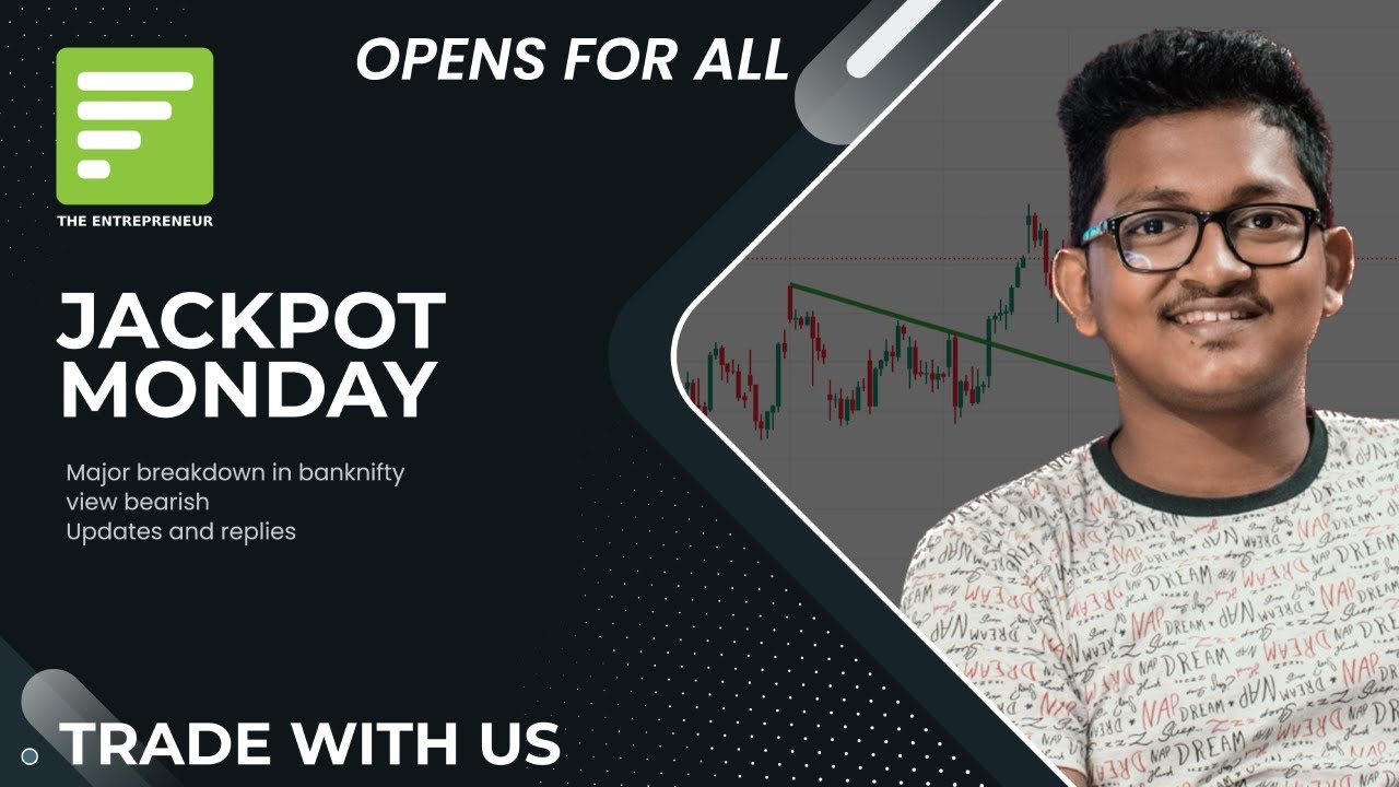 PUBLIC VIDEO | JACKPOT MONDAY AGAIN....| MAJOR BREAKDOWN IN BANK NIFTY ...