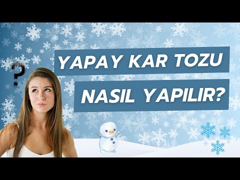 Yapay Kar Tozu Yılbaşı Dekoru