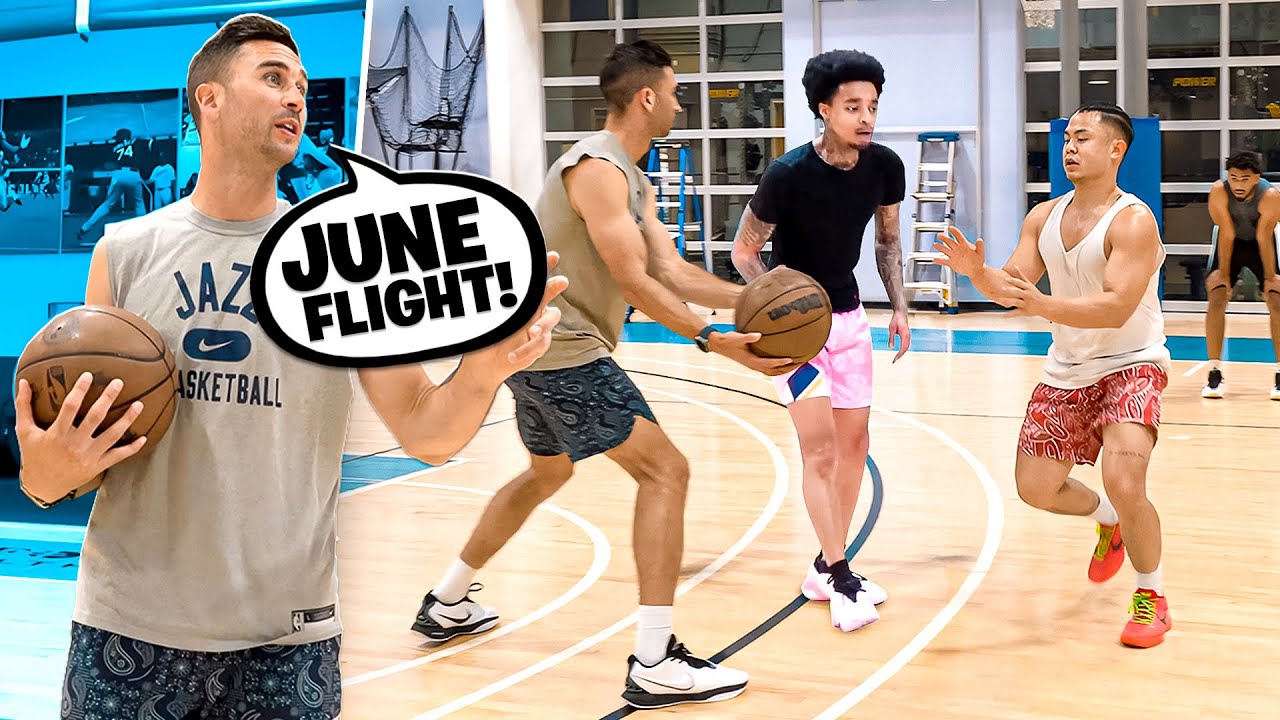 I HIRED AN NBA BASKETBALL TRAINER FOR JUNE FLIGHT! - YouTube