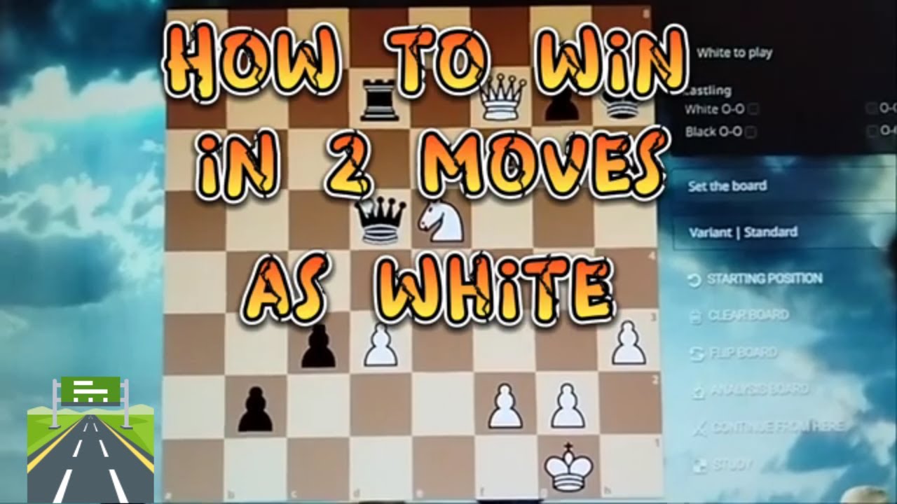 How to win in 2 moves as white - YouTube