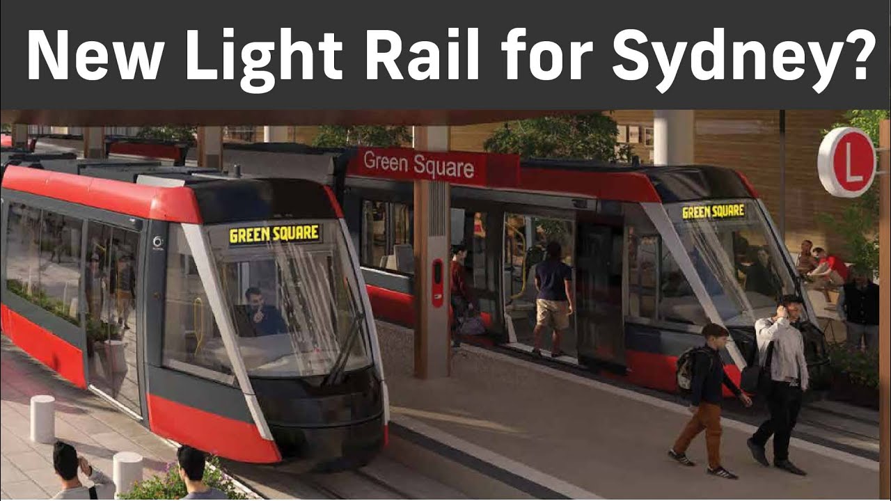 Parramatta Road to Green Square - New Light Rail for Sydney? - YouTube