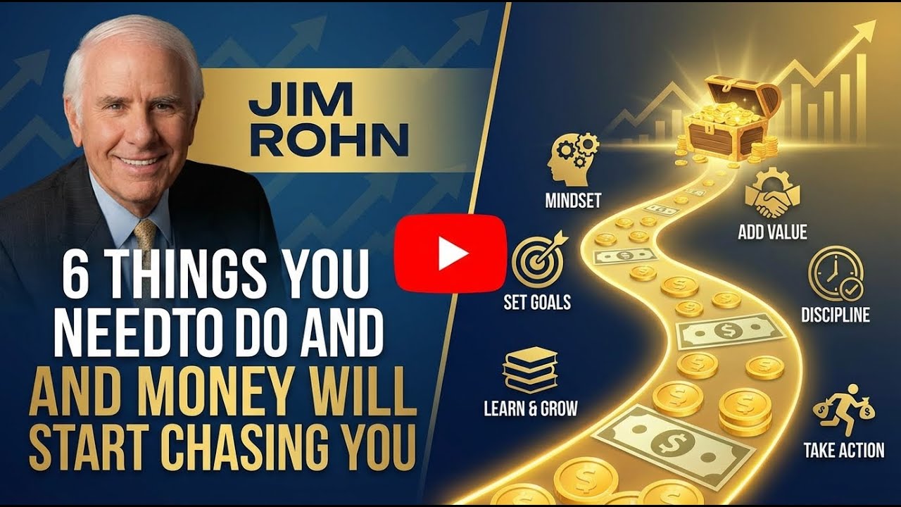 6 Things You Need To Do and Money Will Start Chasing You _ Jim Rohn ...